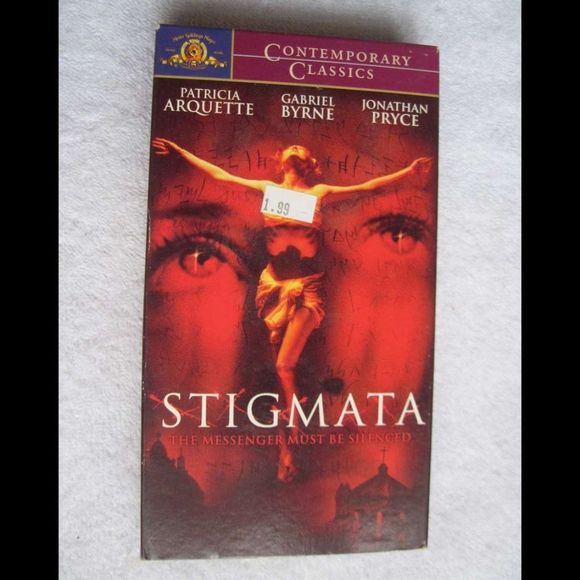 Media | Stigmata Mgm Jonathan Pryce Patricia Arquette Vhs Cassette Tape ...